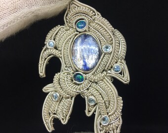 Turtle Wire Wrap Pendant - Etsy