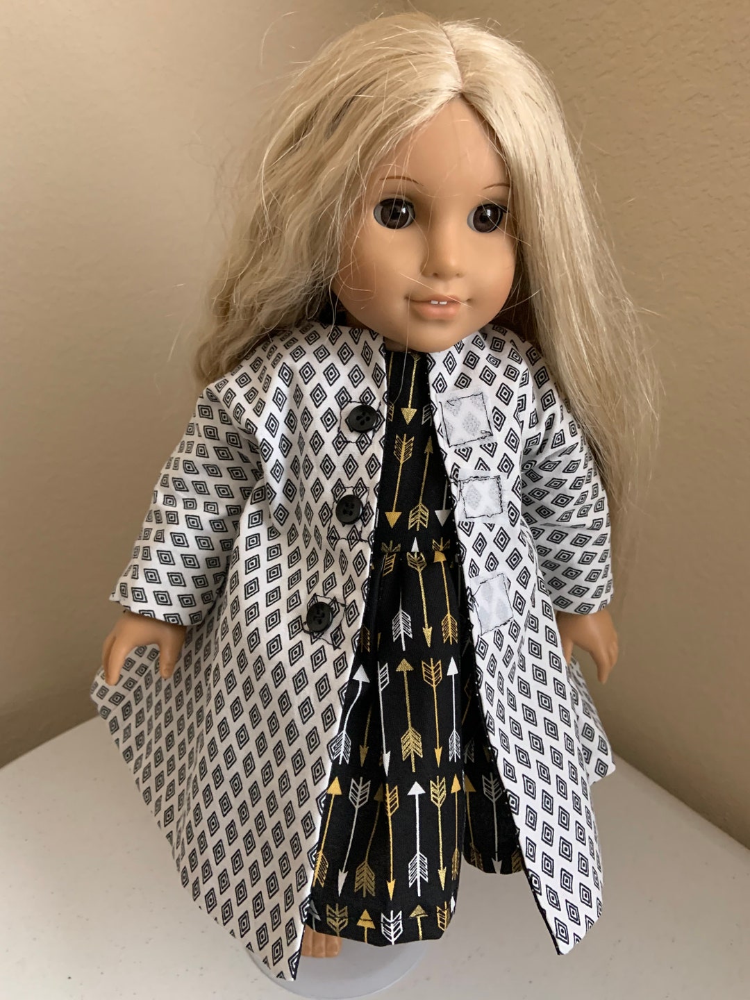 5 Pc Ensemble: Coat, Bonnet, Dress, Stockings & Shoes - Etsy