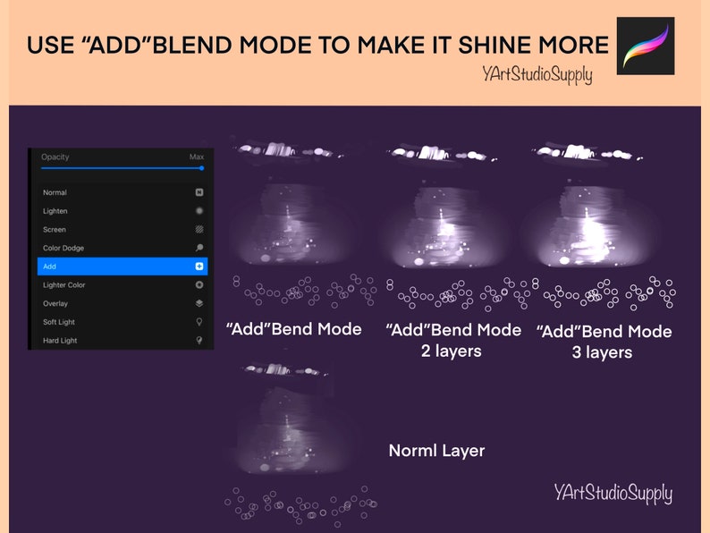 27 Face Details Makeup Procreate Brushes Face Glitter Mouth | Etsy