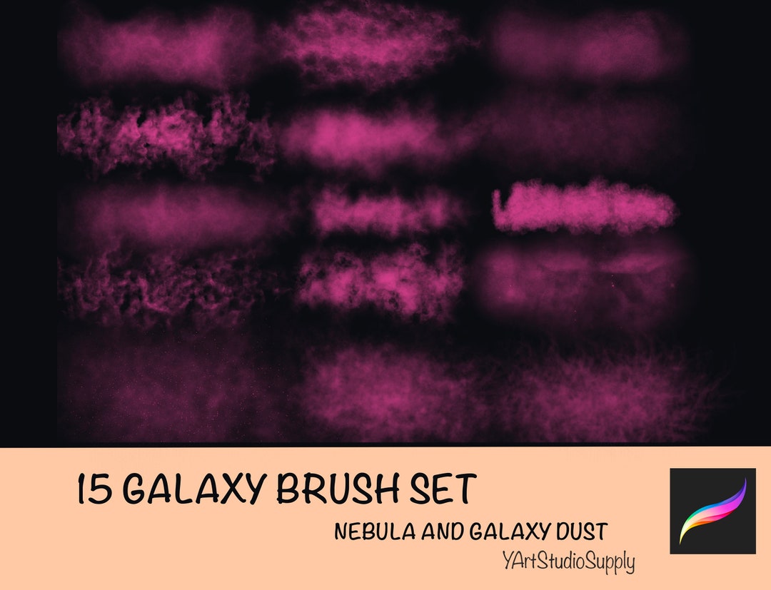 15 Galaxy Brush | Galaxy Dust, Nebula Brush Set on Procreate - Etsy