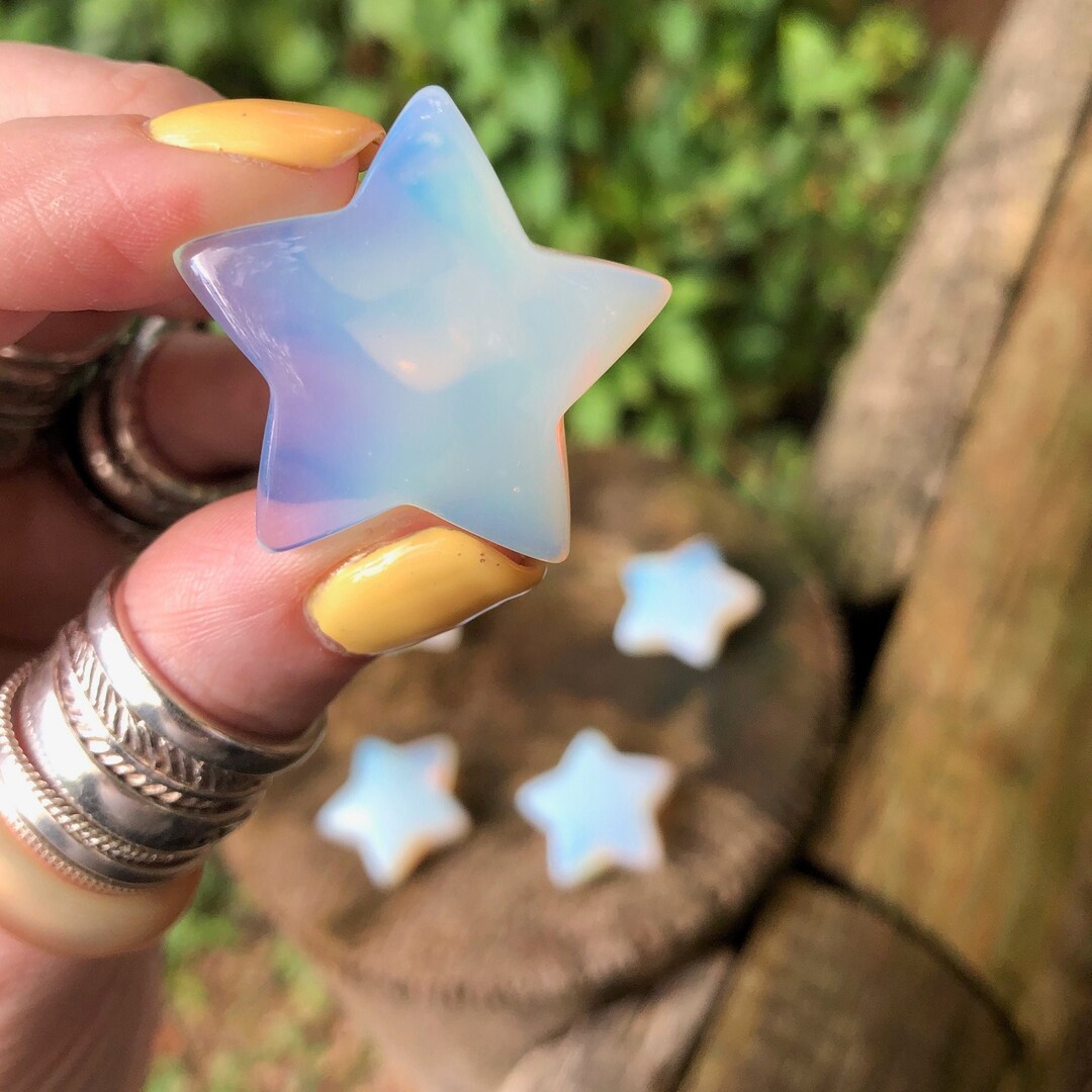 Mini Star Crystal Opalite, Celestial Crystals, Star Shaped, Aura ...