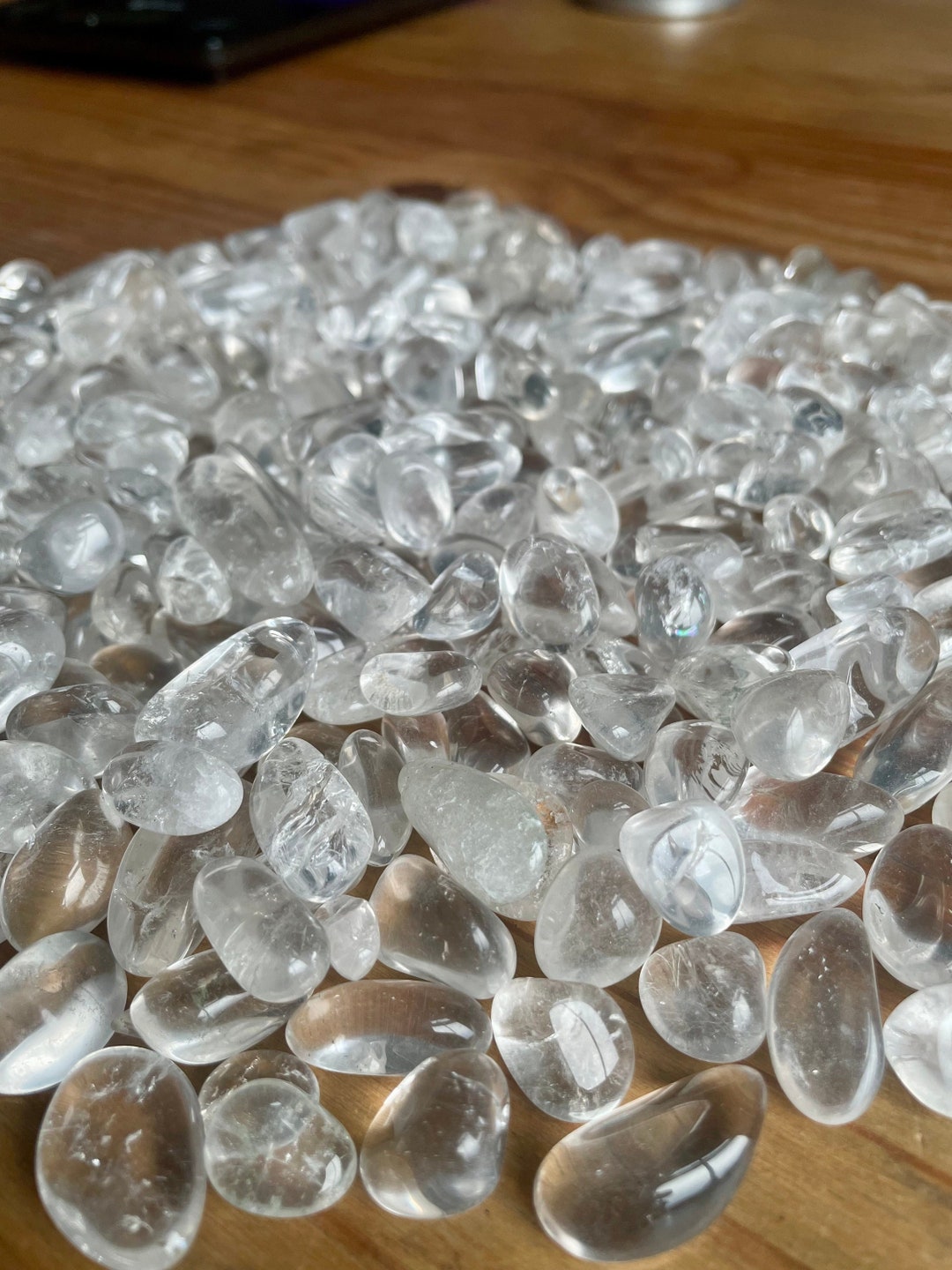 Large Clear Quartz Crystal Chips No Holes 50g, Undrilled Crystal Chips ...