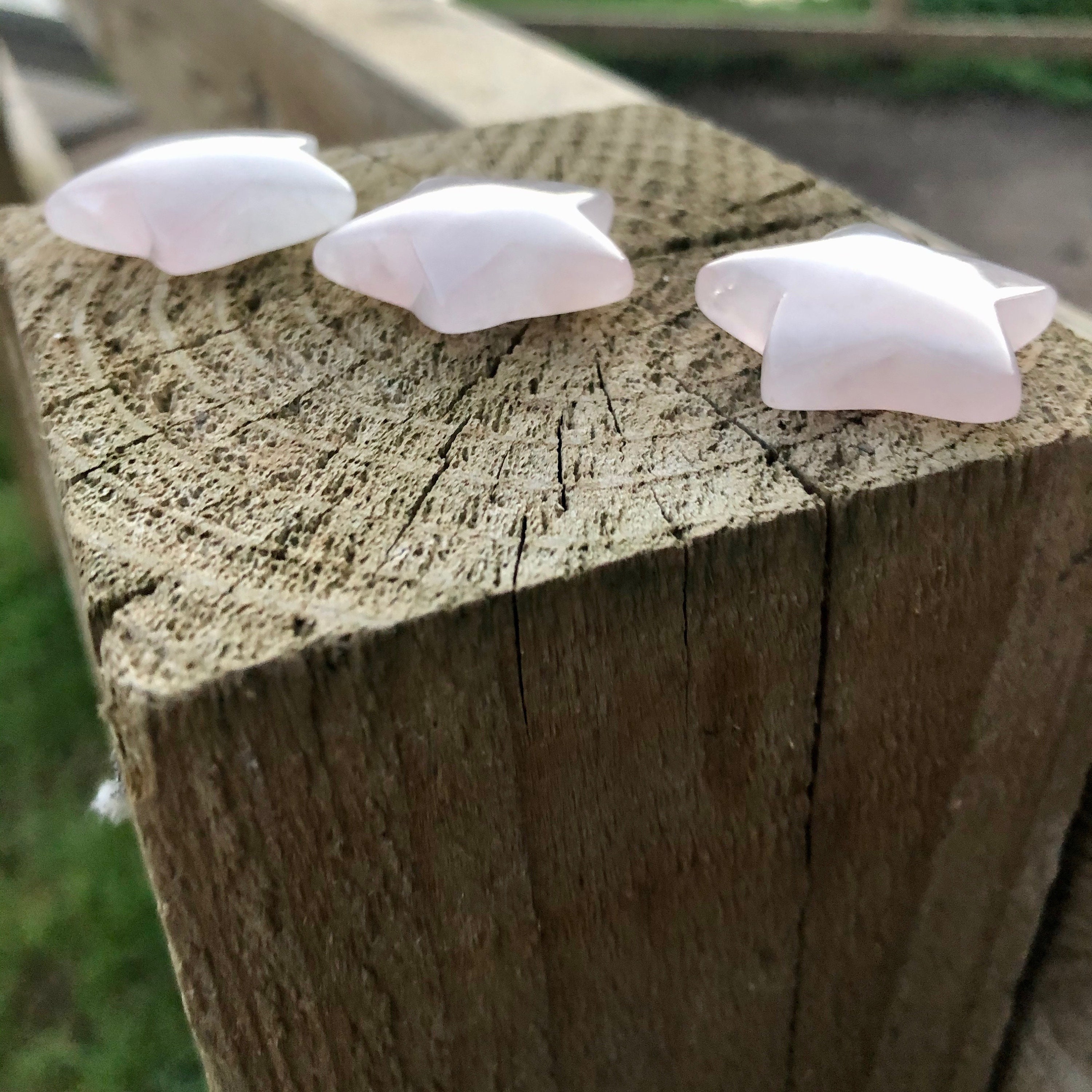 Mini Star Crystal Rose Quartz Celestial / Pink Gemstone | Etsy