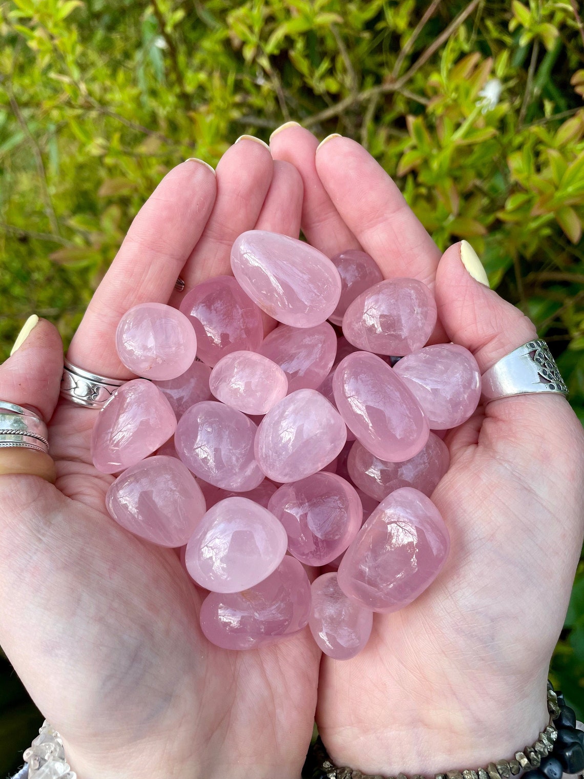 Rose Quartz Tumblestone / Polished Crystal Pink Love Crystal / - Etsy UK