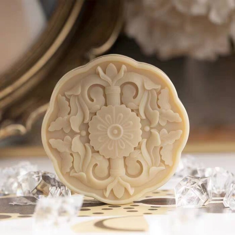 Royal Luxury Shape Design Mold Embroidery Pattern Soap Candle - Etsy