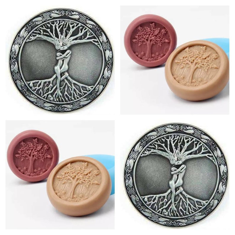 Celtic Tree of Life Mold Mould Silicone Soap Candle Resin Melt - Etsy ...