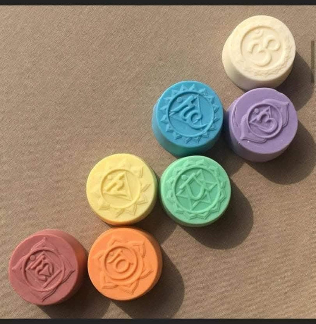 2d Chakra Symbol Set of 7 Molds Mould Spiritual Yoga Rekhi Silicone ...