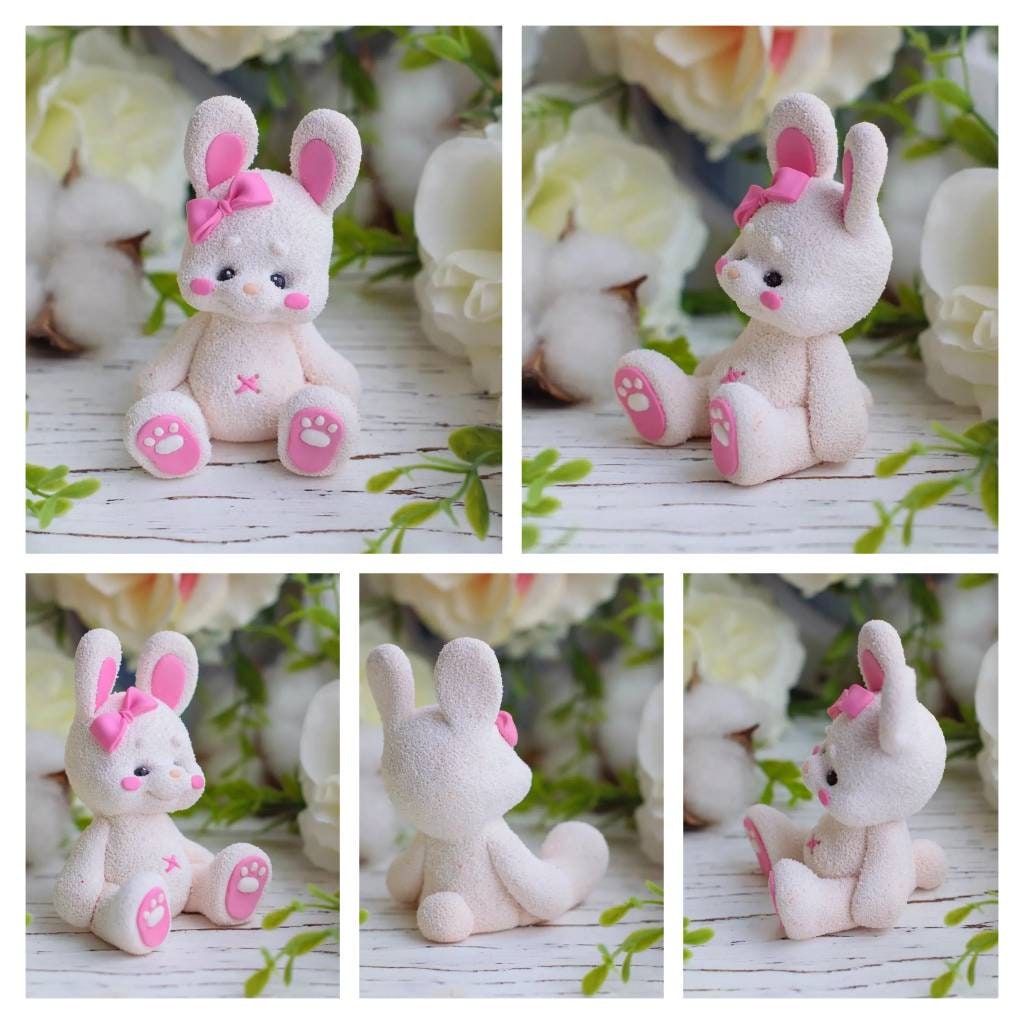 3d Bunny Rabbit Theme Mold Mould Silicone Soap Melt and Pour - Etsy