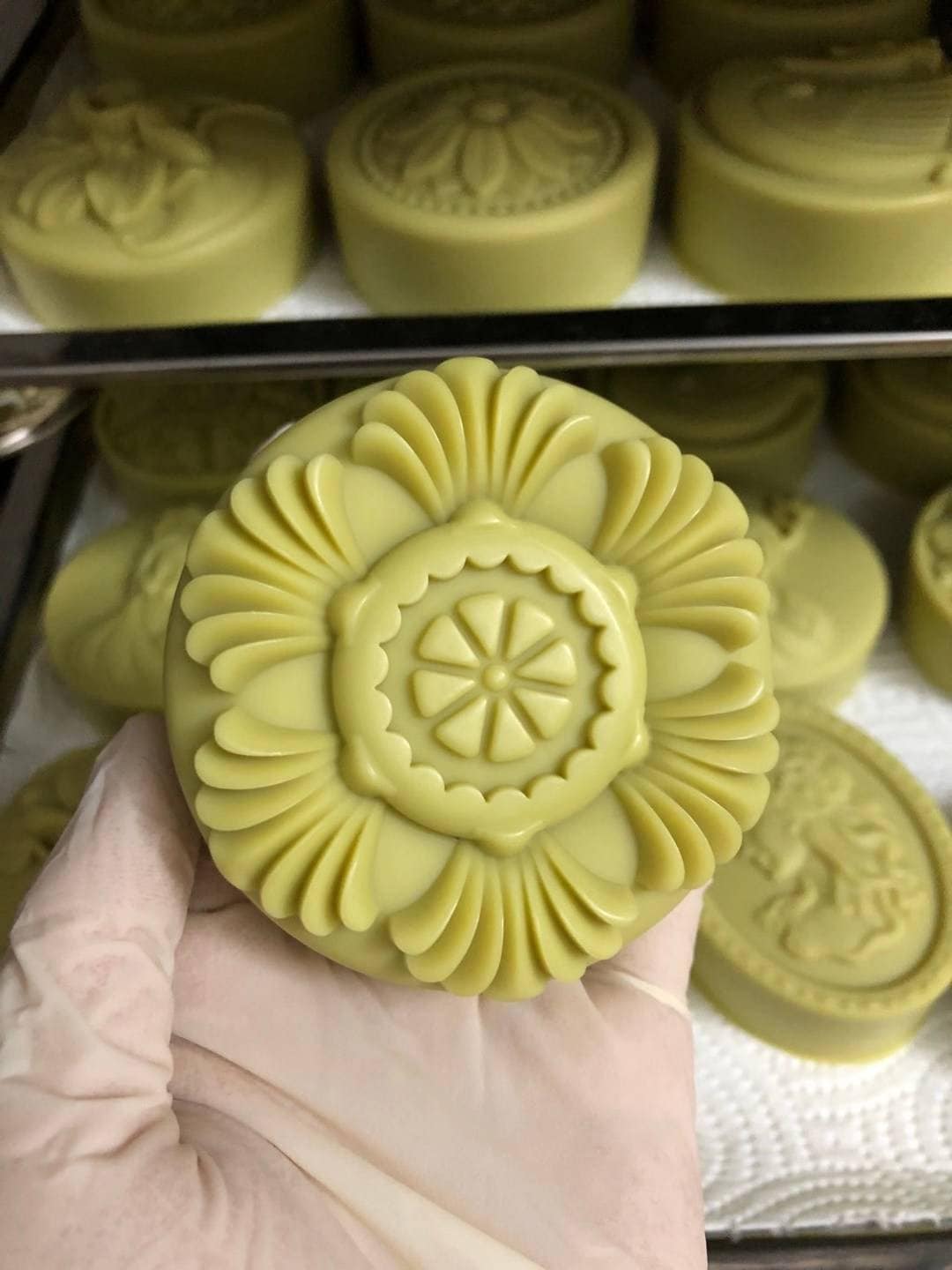 Royal Round Shape Design Mold Embroidery Pattern Soap Candle - Etsy