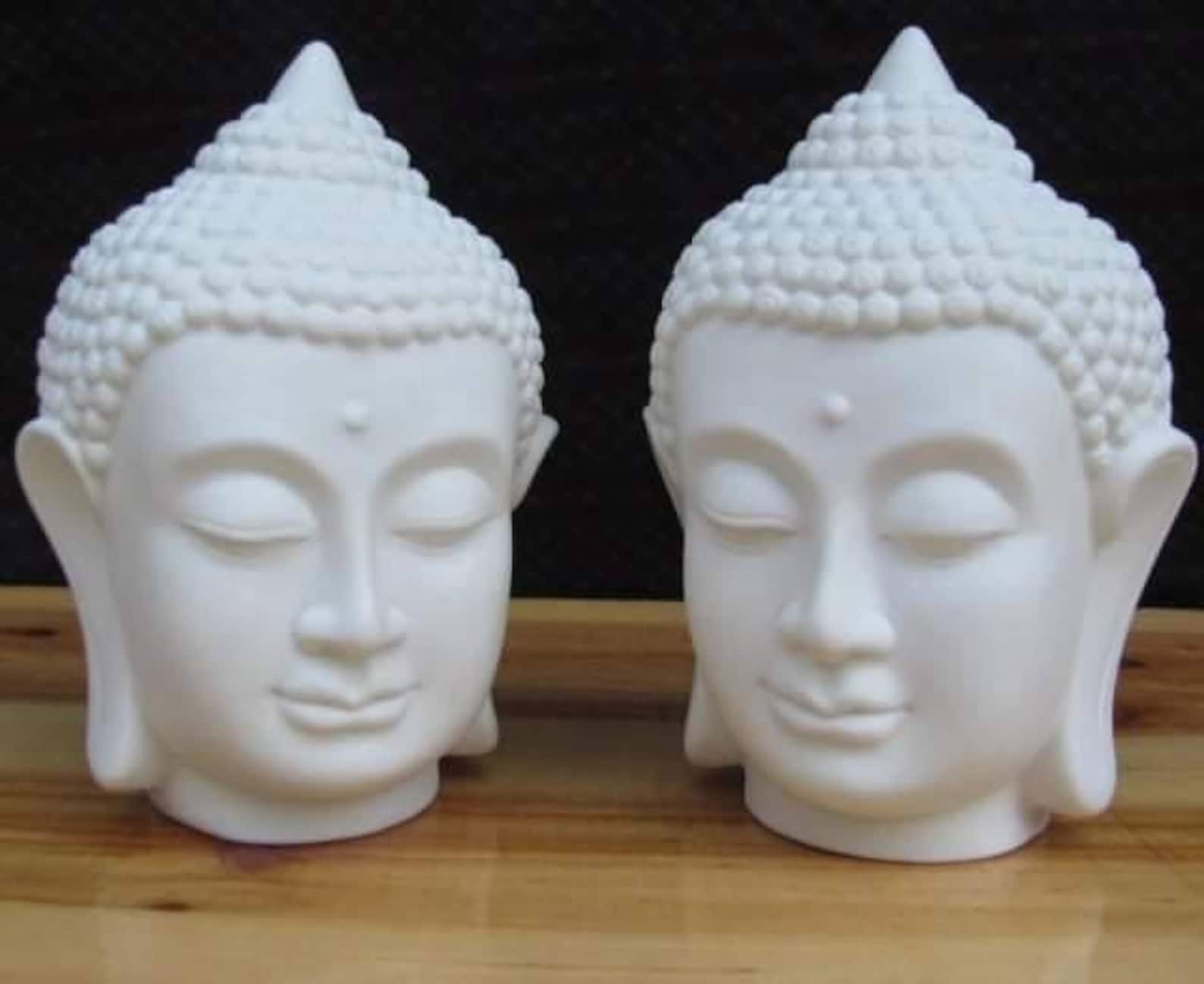3d Large Buddha Head Buddhism Spiritual Meditation Rekhi Mold - Etsy