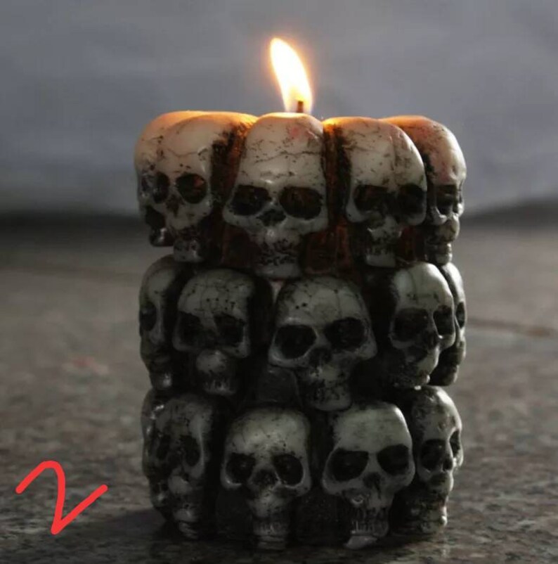 Skull and Roses Rip Halloween Skeleton Silicone Molds Soap | Etsy