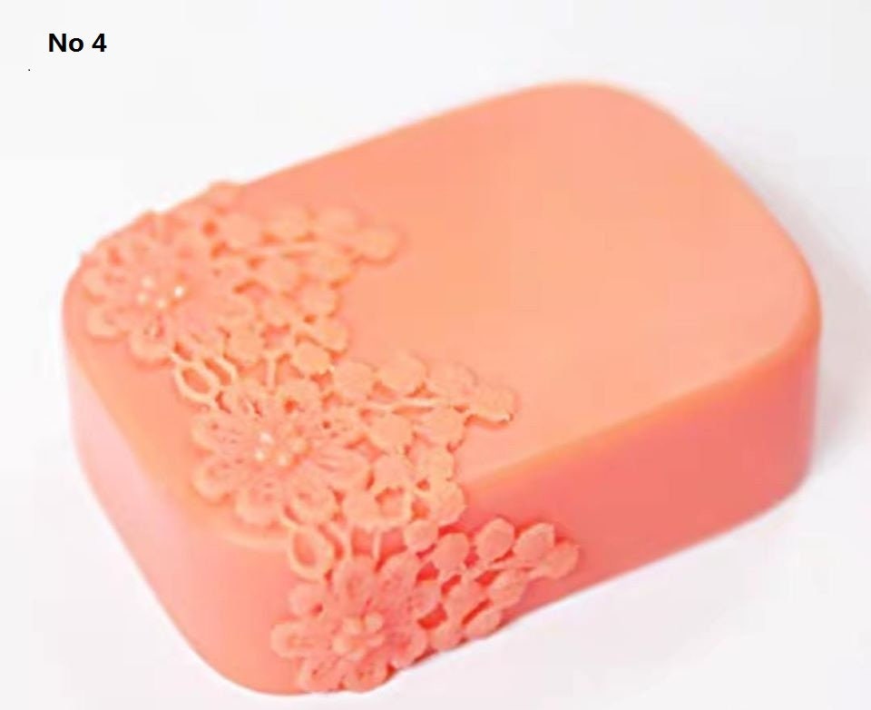 Lace Impression Mat Butterfly Floral Rectangular Soap Mold | Etsy