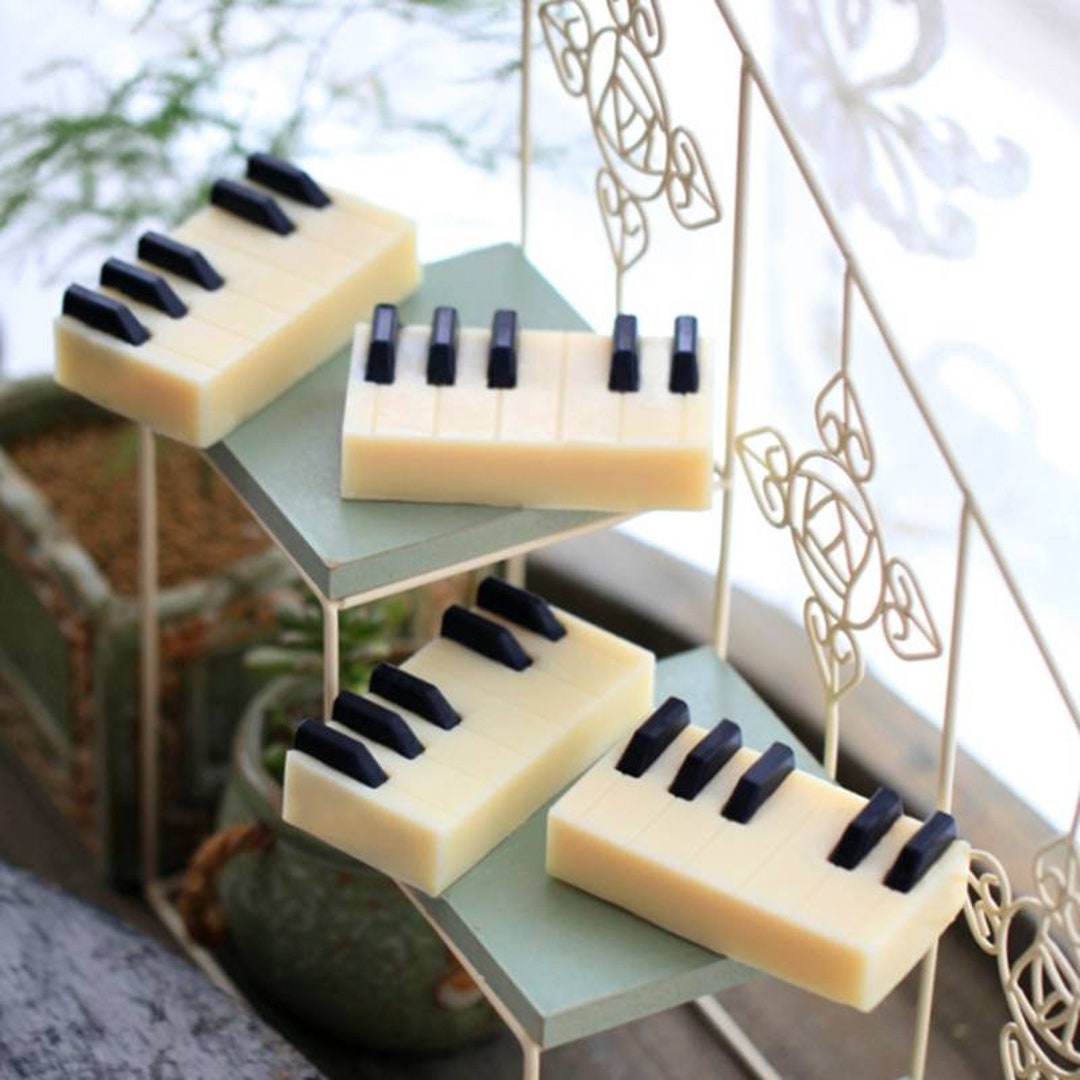 Music Theme Piano Singer Musical Instrument Soap Candle Clay Resin ...