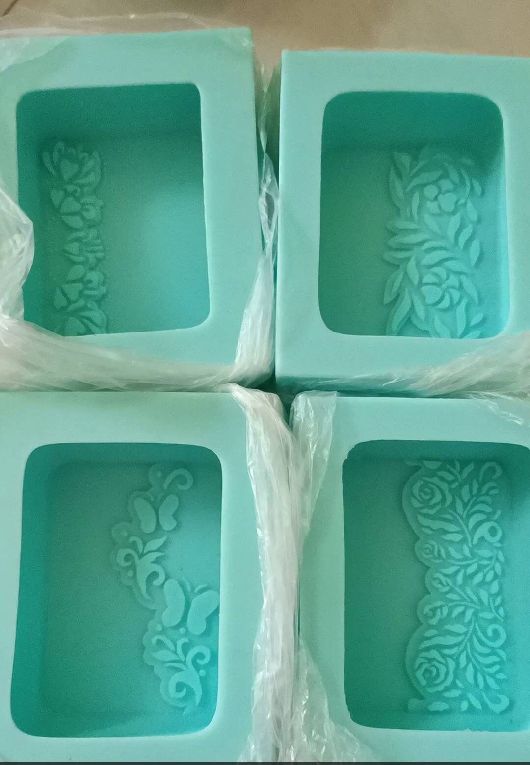 Lace Impression Mat Butterfly Floral Rectangular Soap Mold | Etsy