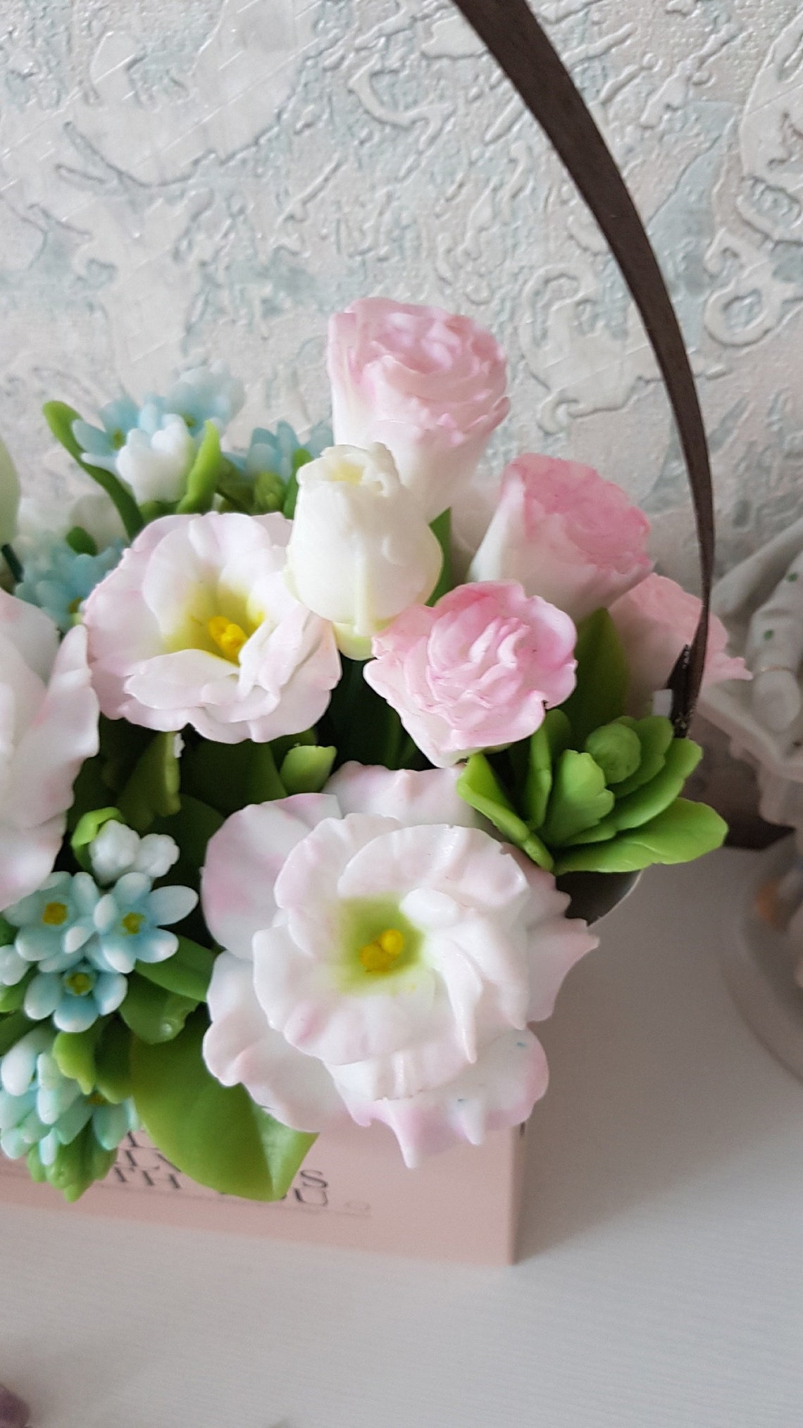 Handmade Silicone Mold Realistic 3d Eustoma Flowers Floral Soap Candle ...