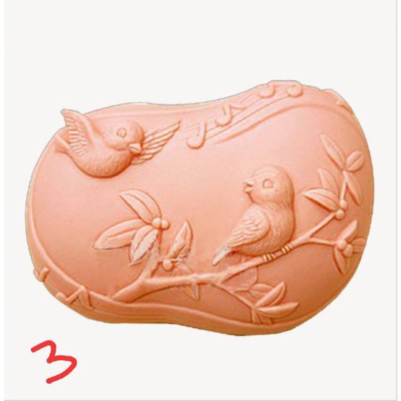 Handmade Floral Bird Sparrow Pigeon Angel Design Soap Making Candle ...