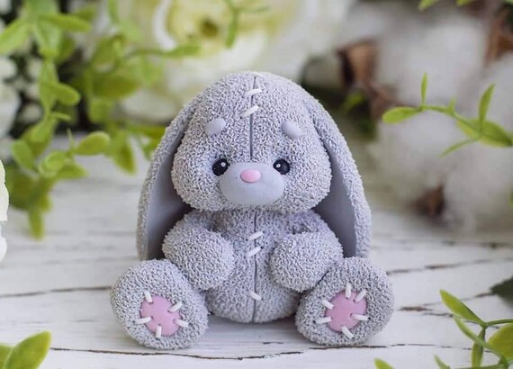 3d Bunny Rabbit Theme Mold Mould Silicone Soap Melt and Pour | Etsy