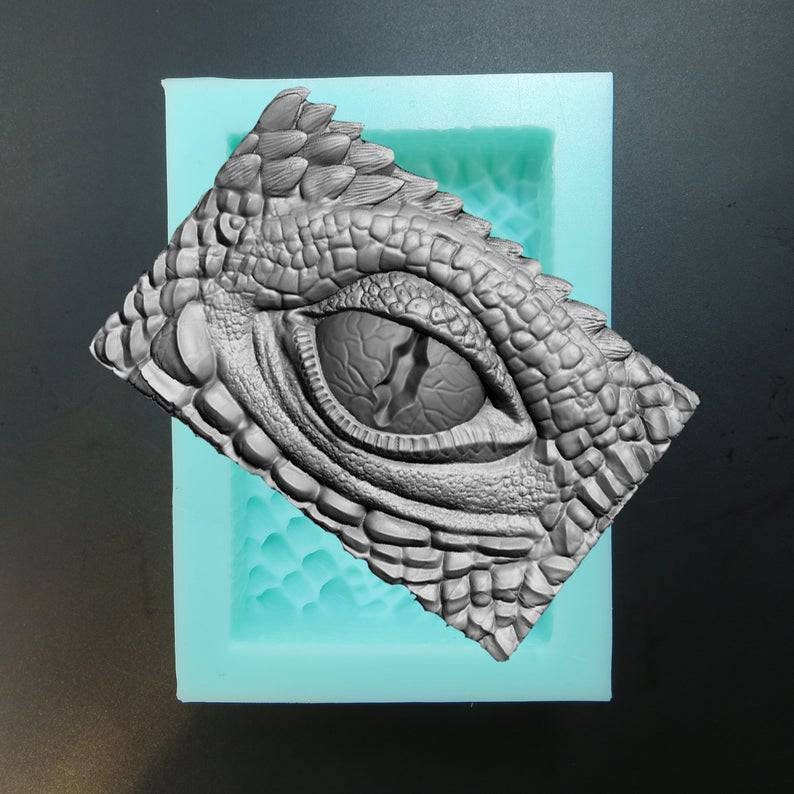 Large Dragon Eye Eyes Mold Mould Silicone Soap Candle Resin Melt and ...