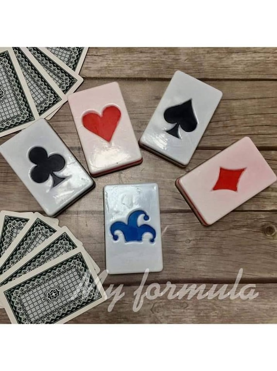 Speelkaarten Schoppen Set Van Harten, Schoppen, Clubs En Diamanten Aas