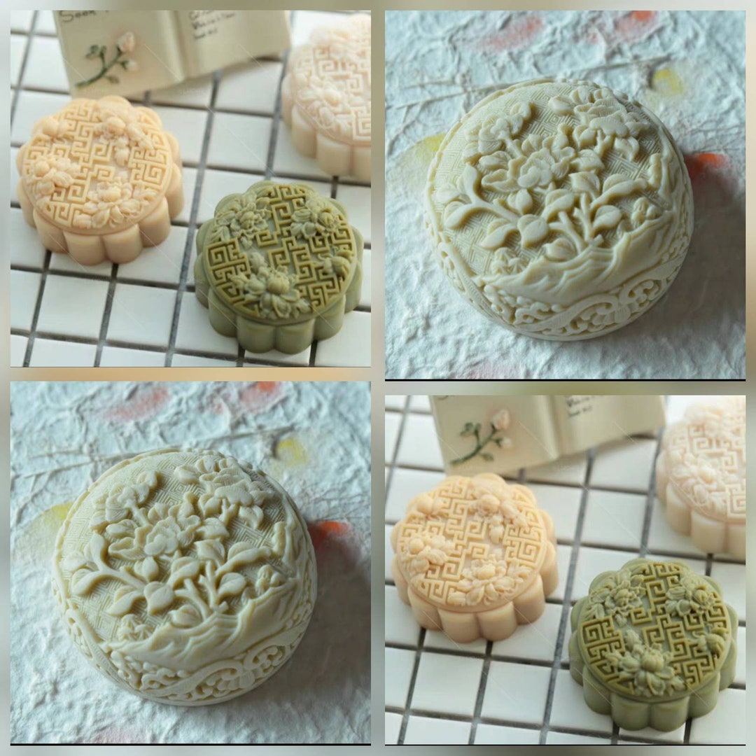 Royal Lace Vintage Embroidery Pattern Mold Lotus Floral Flower Soap ...