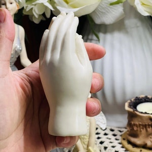 3d Angel in Hand Mold Candle Mould Silicone Melt and Pour Craft ...