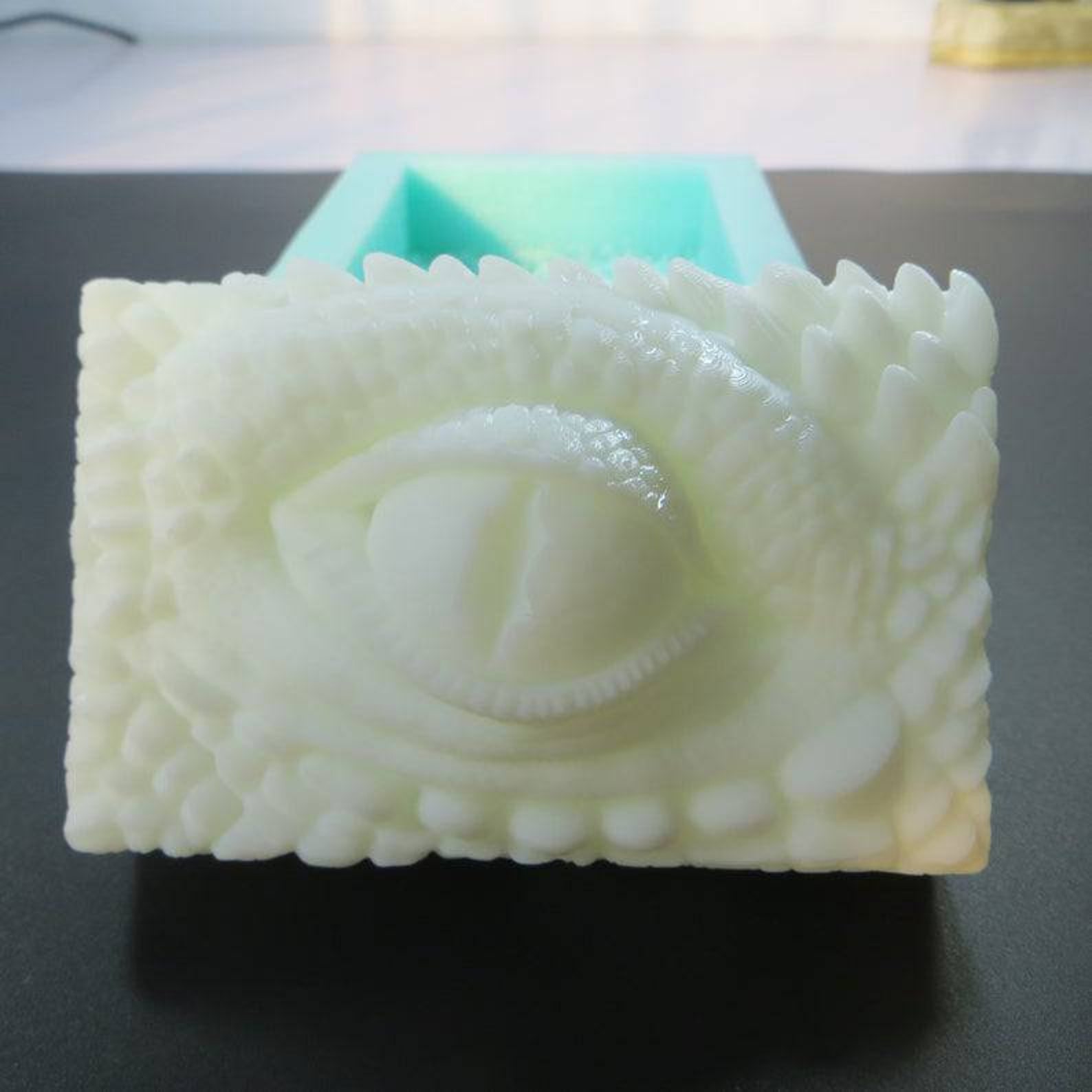 Large Dragon Eye Eyes Mold Mould Silicone Soap Candle Resin Melt and ...