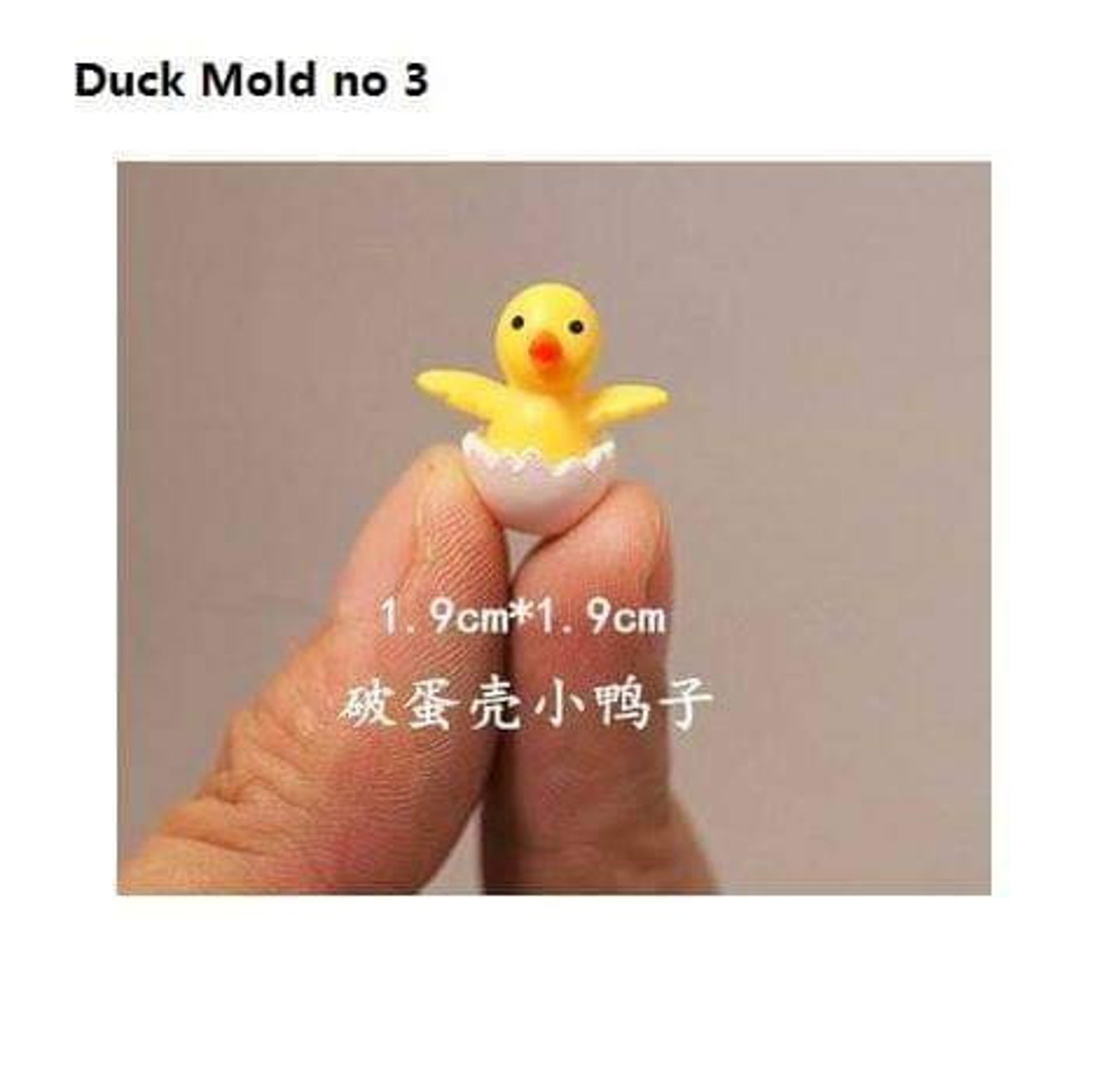 Miniature 3d Duck Ducks Polymer Clay Resin Casting Jewelry - Etsy