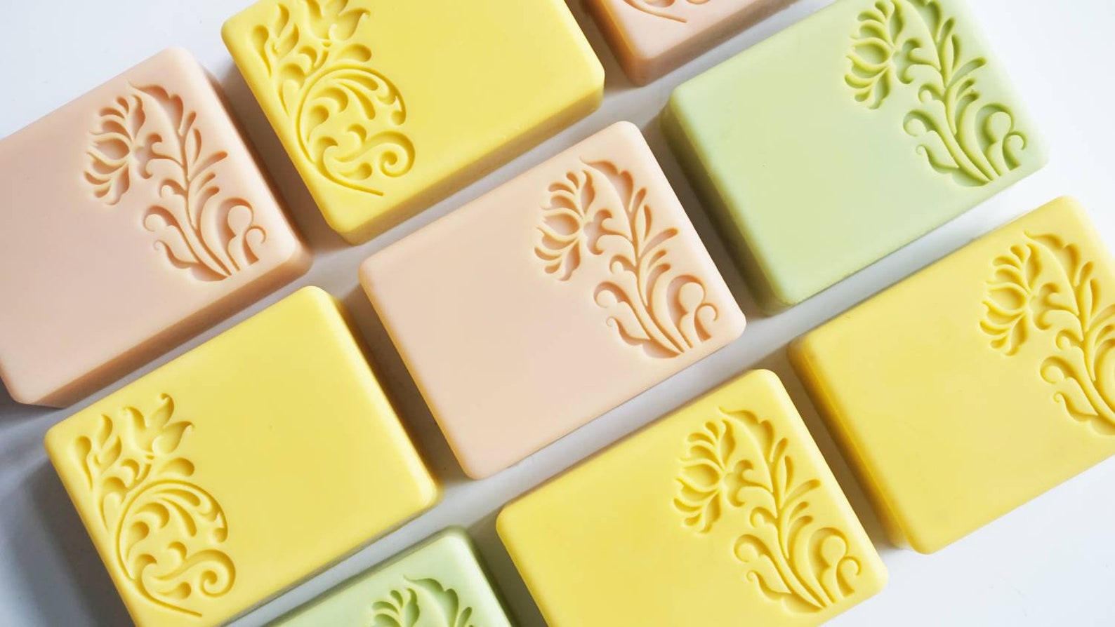 Lace Impression Mat Lotus Lily Floral Rectangular Soap Mold - Etsy