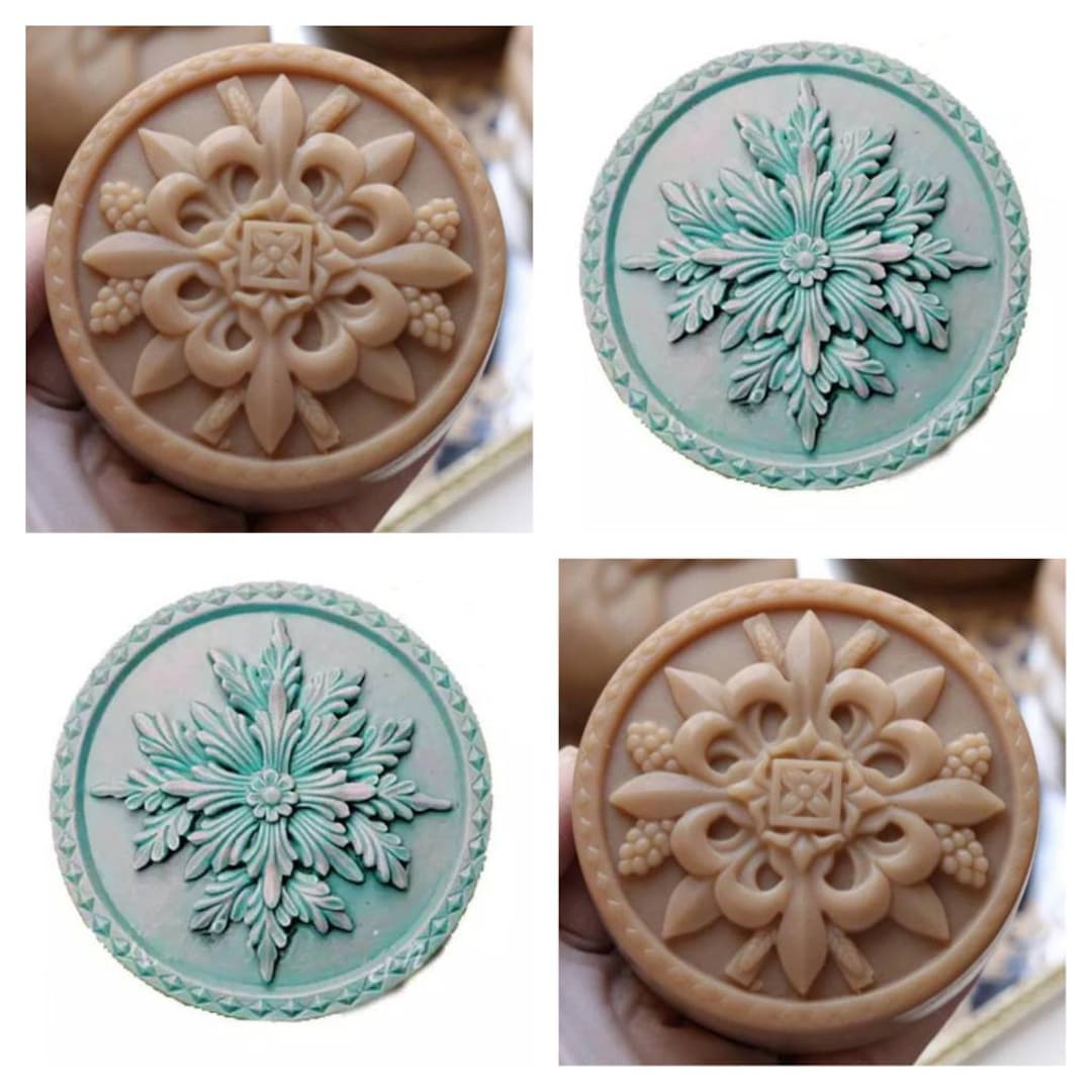 Royal Round Shape Embroidery Pattern Design Mold Embroidery Pattern ...