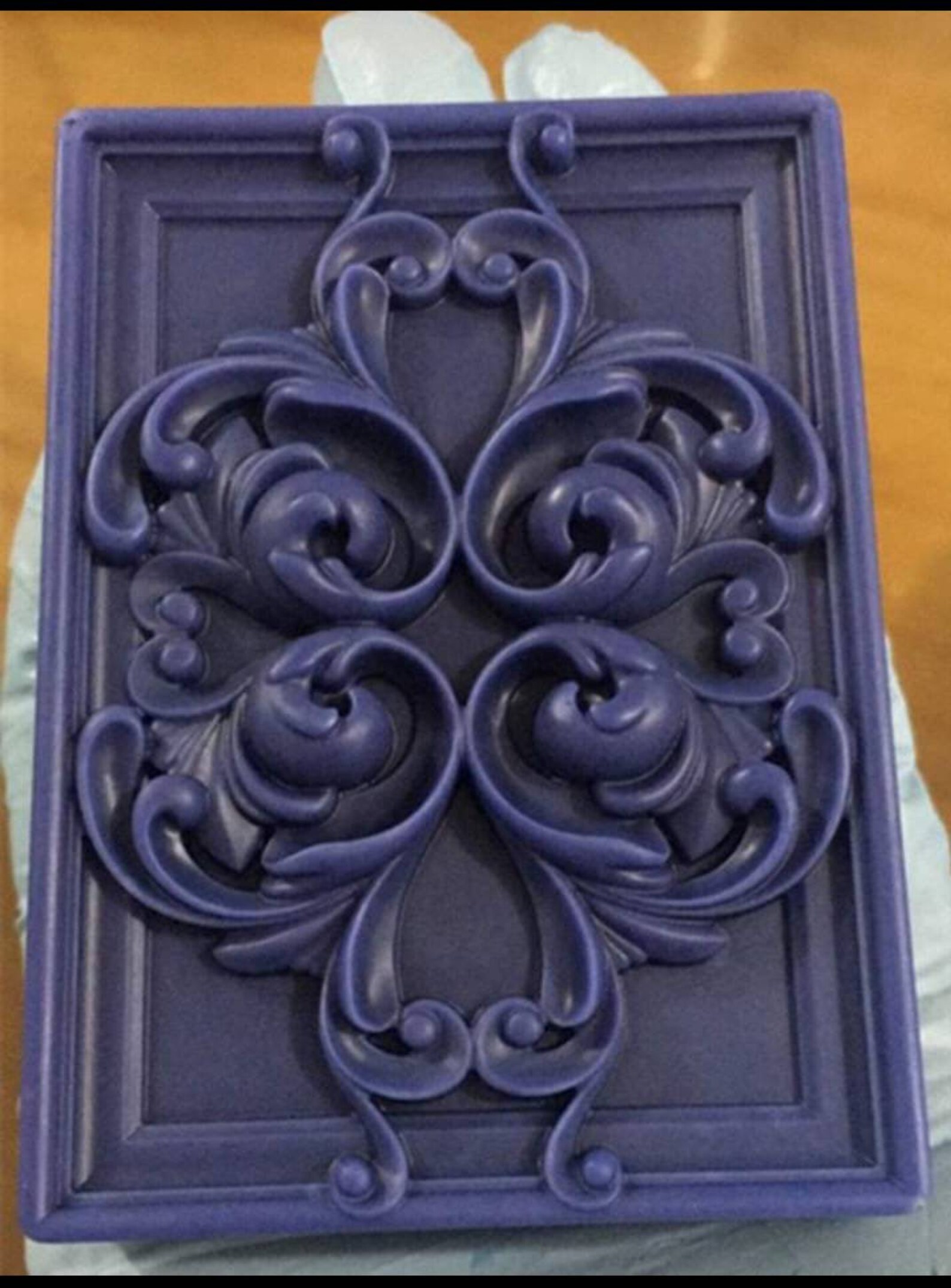 Royal Square Rectangular Shape Design Mold Embroidery Pattern | Etsy