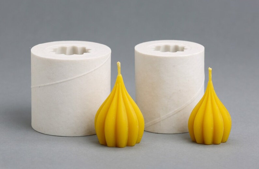 Garlic Modak Shape Silicone Mold Candles Beeswax Aromatherapy Candle ...