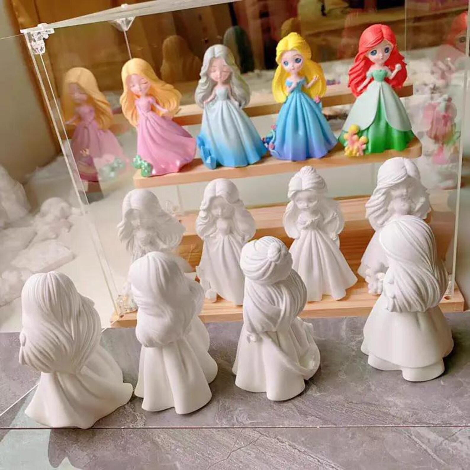 Handmade Silicone Molds for 3d Princess Doll Mould Soap Melt and Pour ...