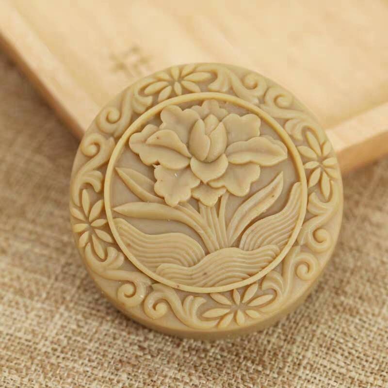 Royal Round Shape Floral Design Mold Embroidery Pattern Soap | Etsy