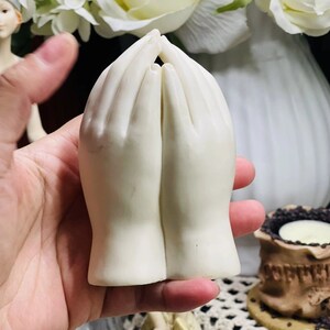 3d Angel in Hand Mold Candle Mould Silicone Melt and Pour Craft ...
