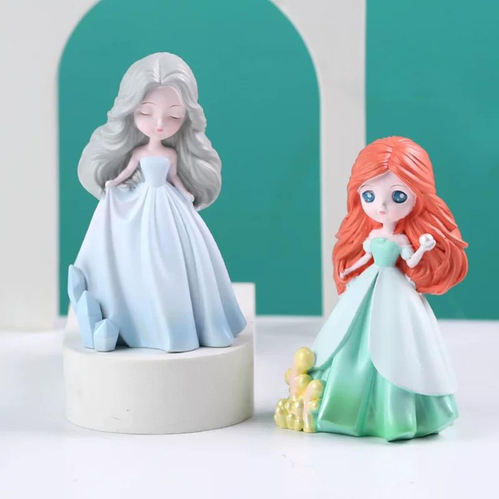 Handmade Silicone Molds for 3d Princess Doll Mould Soap Melt and Pour ...