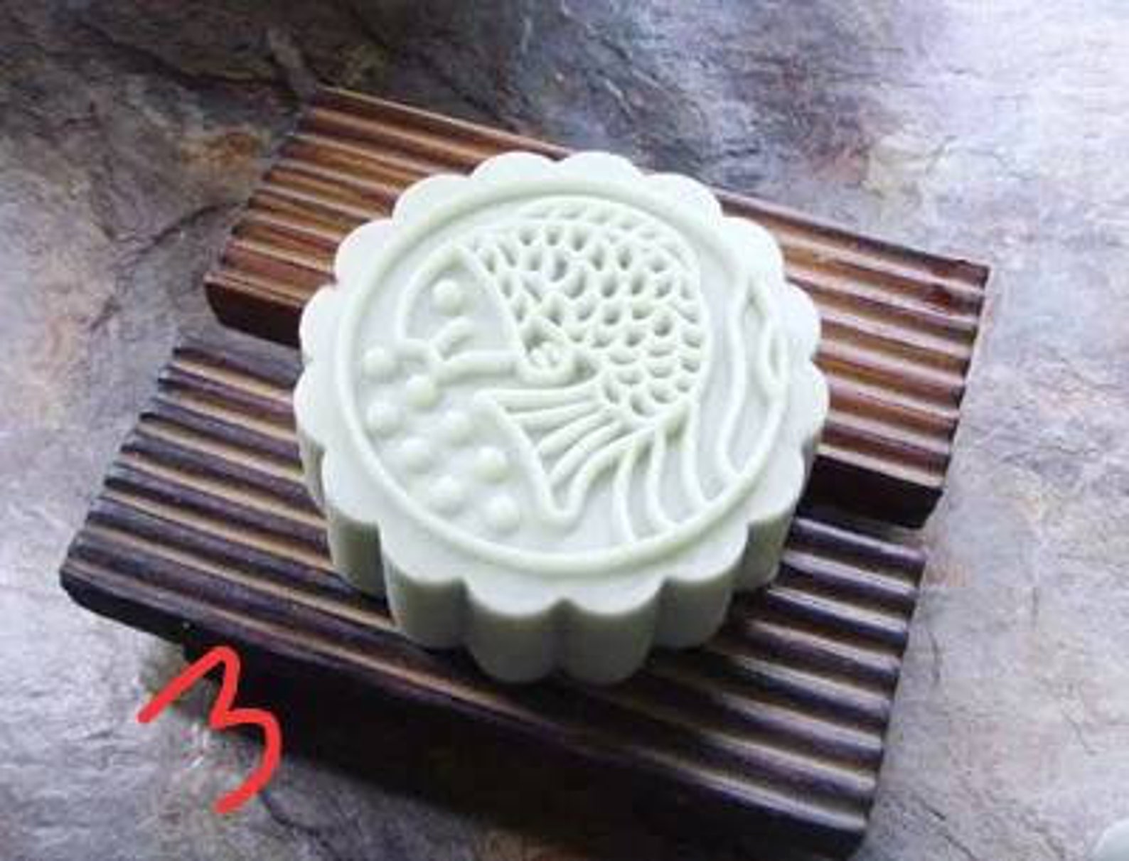 Moon Cake Round Shape Design Mold Embroidery Pattern Soap Candle Resin ...