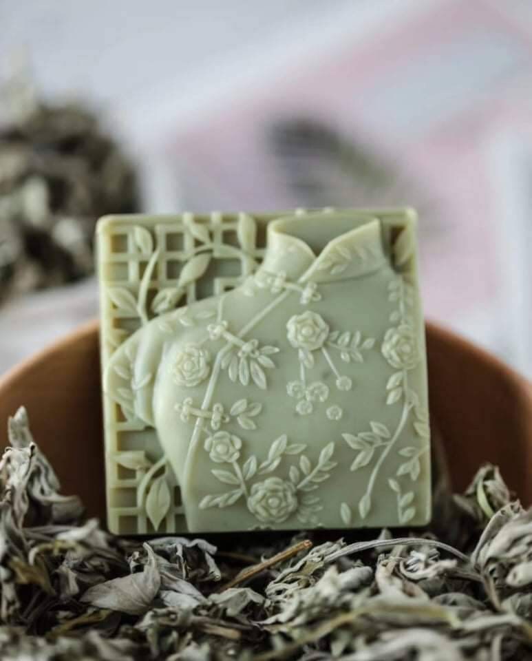 Vintage Japanese Floral Design Mold Embroidery Pattern Soap - Etsy