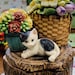 Realistic Miniature Mini Small Cat Silicone Mold Mould for Clay Gypsum ...