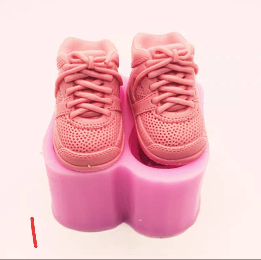 Baby Shoe Shoes Booties Sneakers Baby Shower Soap Mold Candle Mould ...