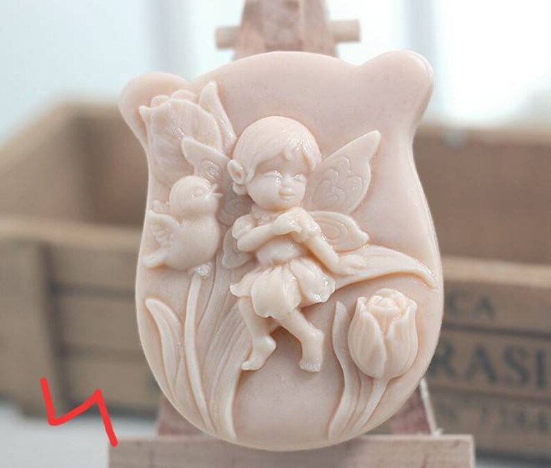 Handmade Floral Bird Sparrow Pigeon Angel Design Soap Making Candle ...
