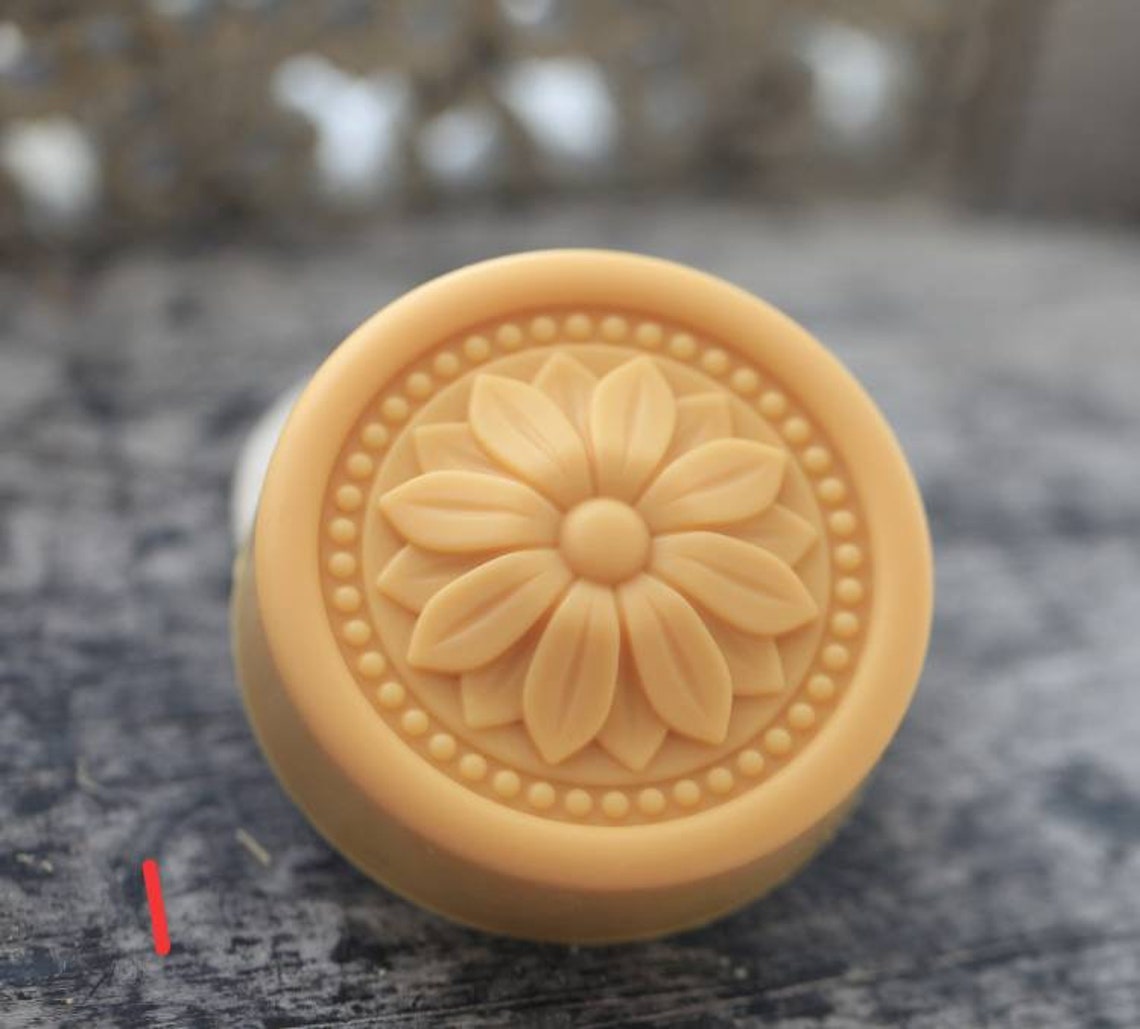 Royal Round Shape Design Mold Embroidery Pattern Soap Candle | Etsy