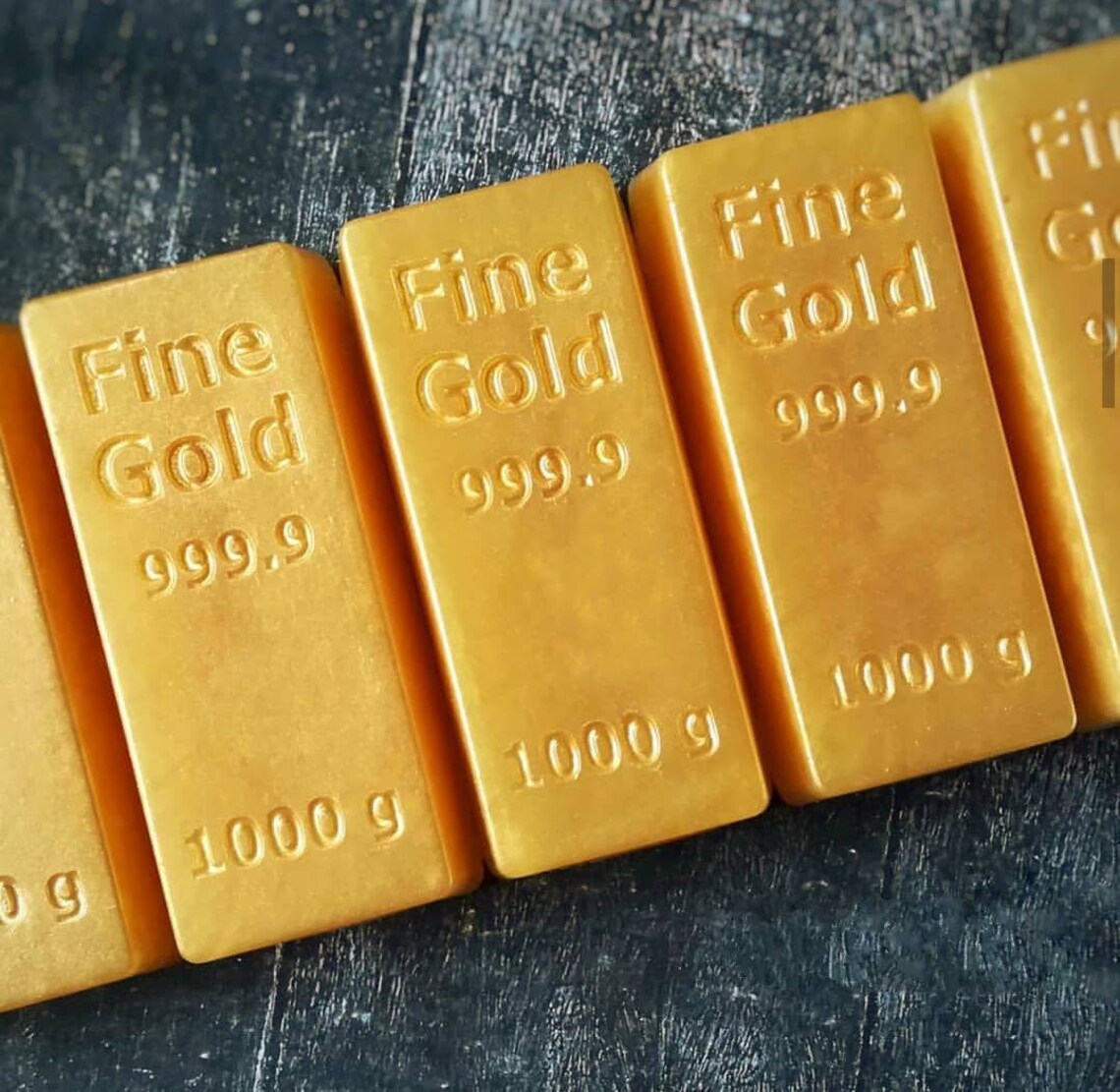 Gold Brick Bar Soap Mold Candle Mould Silicone Melt and Pour - Etsy