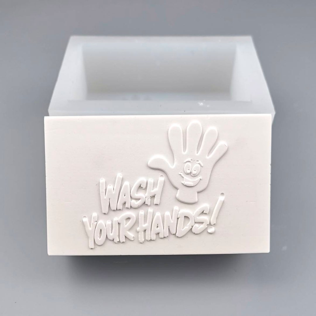 Wash Your Hands Mold Mold Silicone Mold Soap Making Mold Candle Making ...