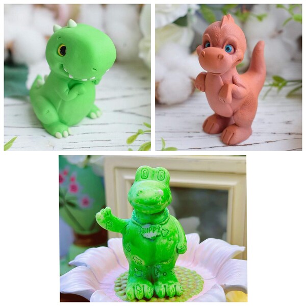 Dinosaur Wax Melt Mold - Etsy
