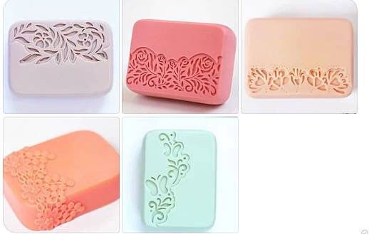 Lace Impression Mat Butterfly Floral Rectangular Soap Mold | Etsy