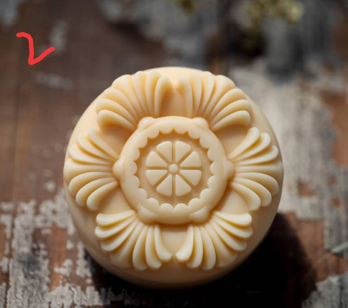 Royal Round Shape Design Mold Embroidery Pattern Soap Candle | Etsy