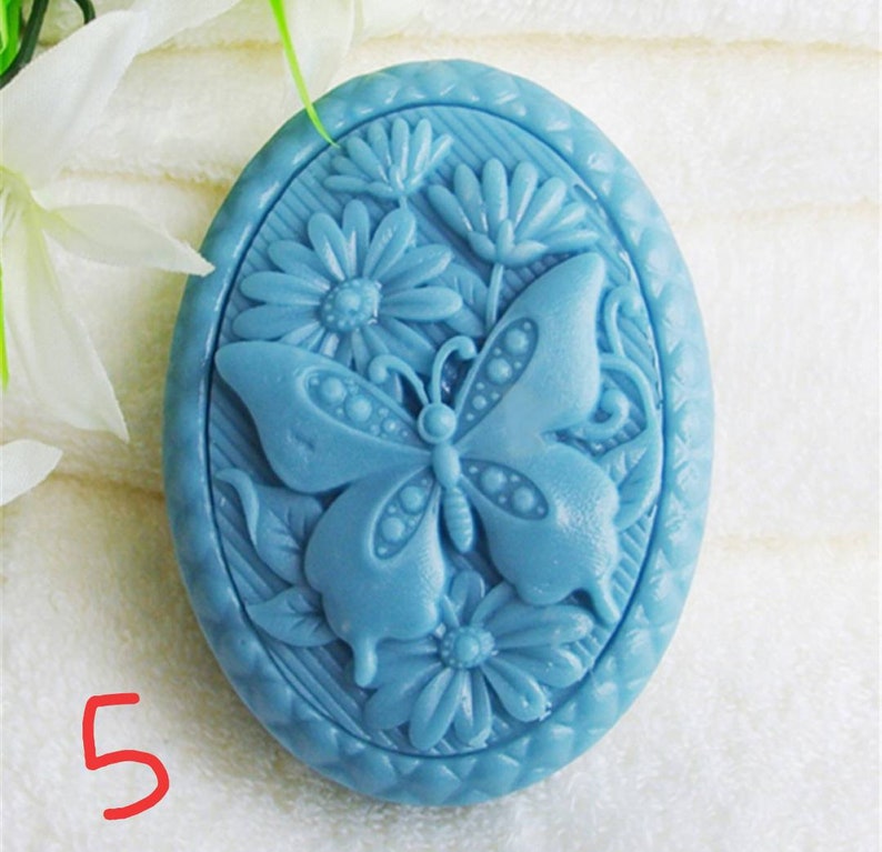 Butterfly Theme Insect Soap Silicone Floral Flower Designer Melt and ...
