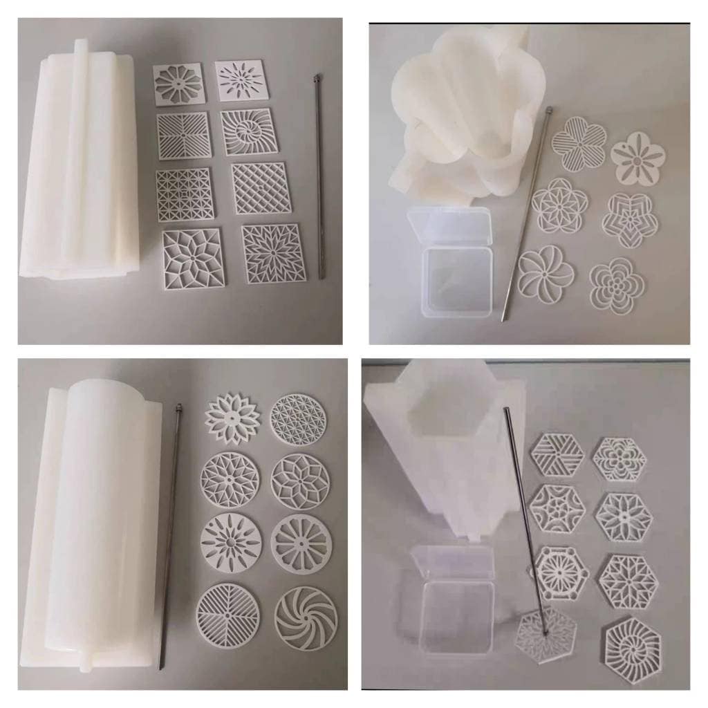 Round Square Flower Hexagon Column Tube Kaleidoscope Pull - Etsy