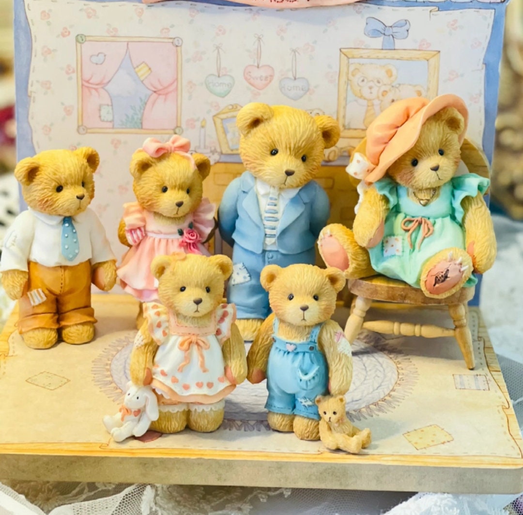 3d Cute Teddy Bear Family Soap Making Candle Silicone Designer Mold ...