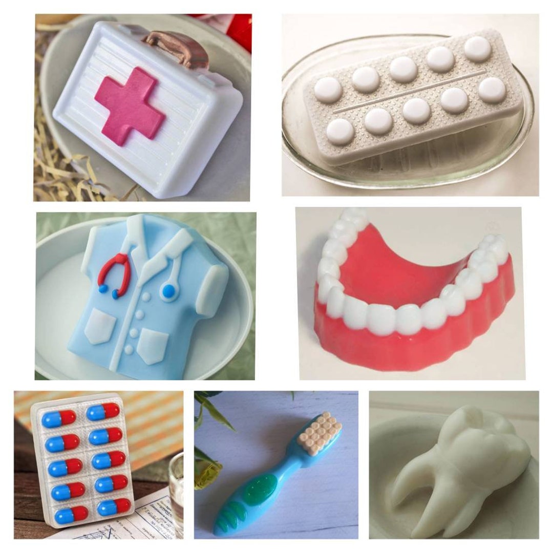 Doctor Dentist Tooth Toothbrush Jaw Toothpaste Denture Toothpaste Tube ...